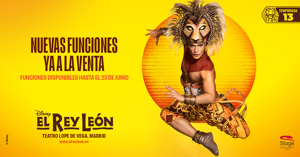 ¡Nuevas funciones a la venta! | El Rey León